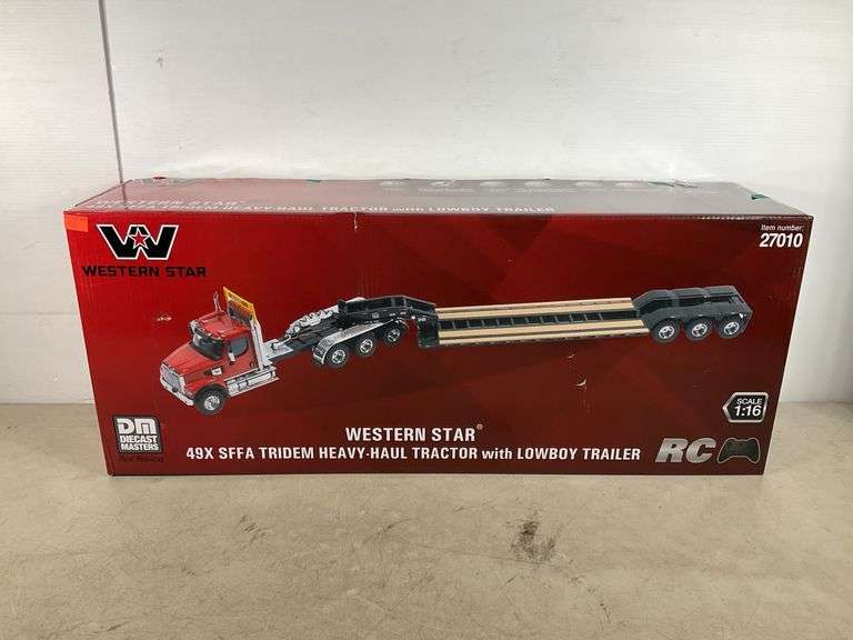 Western Star 1/16 scale RC truck, 49X SFFA Tridem heavy-haul tractor ...