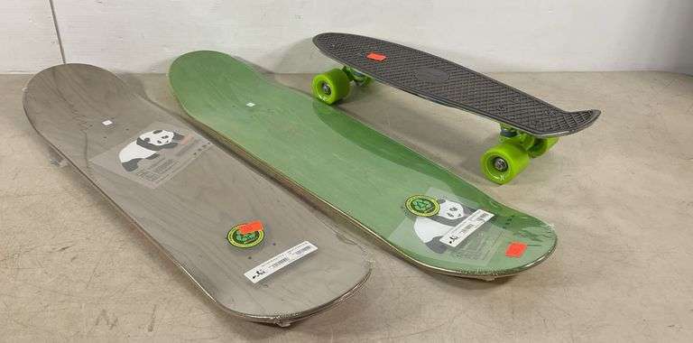 Two WWE Enjoi Resin-7 skateboards without wheels (Louie Barletta and ...