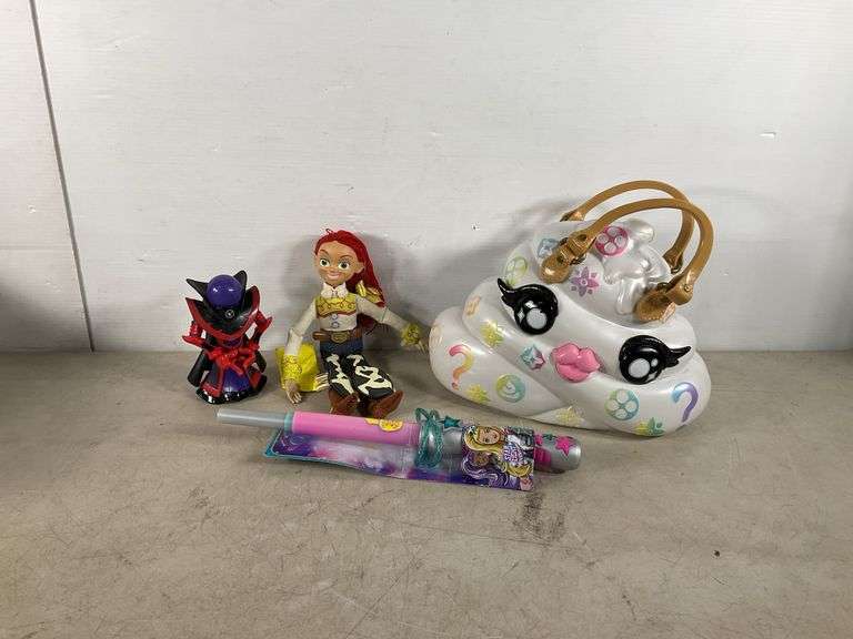 Toys, slime making case, Toy Story’s Jessie, Professor darkness, and ...