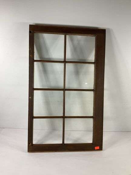 8 glass panel window 22”x36” - Hash Auctions