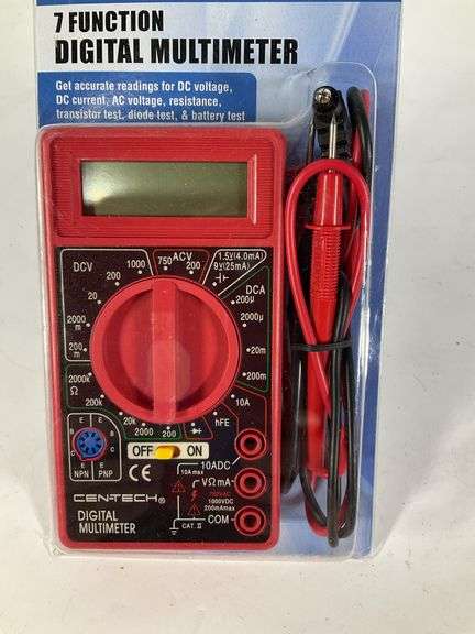 Can-tech 7 function digital multimeter. - Hash Auctions