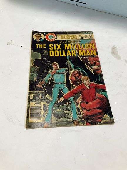 30 Cent comic book all new the $6 million man by Charlton group comics ...