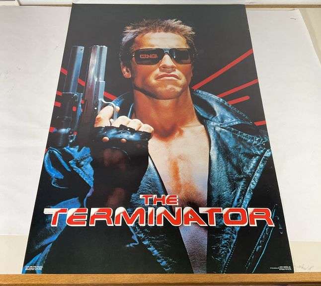 Terminator poster, 23x34” - Hash Auctions