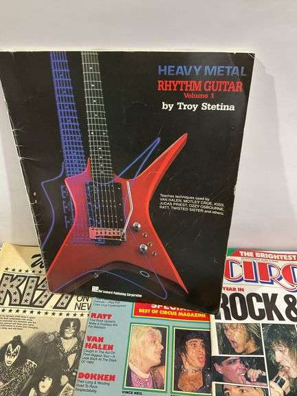 Heavy Metal Rock N Roll Music magazines Metallica Enter Sandman ...