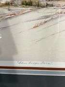 Gary Saylor framed rent, titled, signed and numbered, Blue Ridge Farm ...