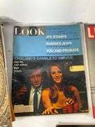 1940-1960’s Life magazines and a Look magazine 1966. Conditions as ...