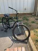 OP roller beach cruiser bike, aluminum frame, wide poly grip handlebars ...