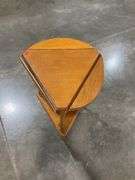 Drop leaf triangle Side stand, 26” tall - Hash Auctions