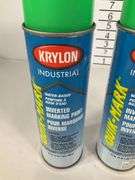 Three cans of Krylon inverted marking paint. - Hash Auctions