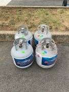 Four Propane Tanks, these tanks are mostly full going by the weight as ...