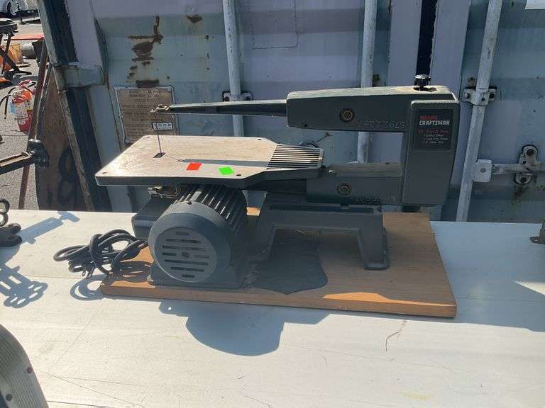 Craftsman 16”scroll saw, 2”max cut, tested and working - Hash Auctions