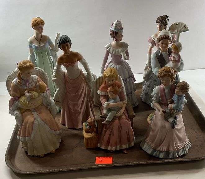 Homco figurines lot of 8 tallest is 9” - Hash Auctions