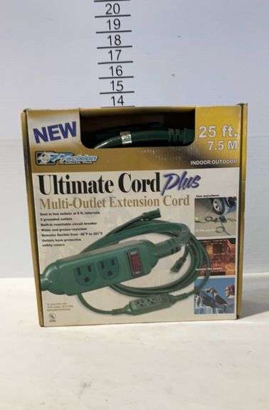 Multi outlet extension cord. - Hash Auctions