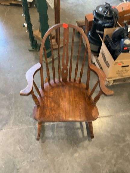 Early Rod back rocking chair - Hash Auctions