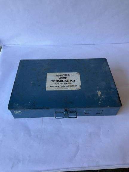 Master Wire Terminal Kit hardware bin. With contents - Hash Auctions