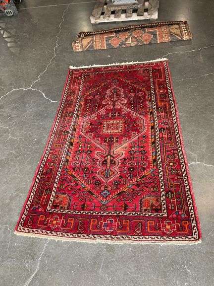 Wool area rug. Signs of age 7’x4’ - Hash Auctions