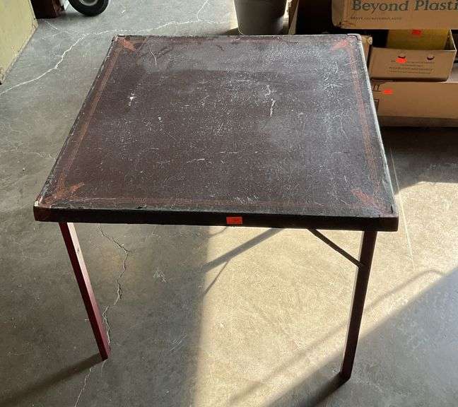 Vintage Sampson Coca-Cola folding card table - Hash Auctions