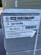 3-Wiegmann screw cover pull box with knockouts, 12x12x4, new product ...