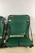 Two outdoor bleacher Sit Backer chairs. - Hash Auctions
