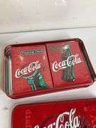 Three tins of Coca-Cola playing cards - Hash Auctions