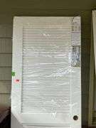 Wood door collection Louvered door, 30”, new door. - Hash Auctions