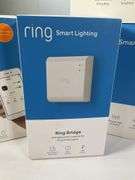 Ring lighting group. Six pathway lights, two step lights and ring ...