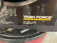 Task Force 10” Table Saw. Works seller just upgraded to different saw ...
