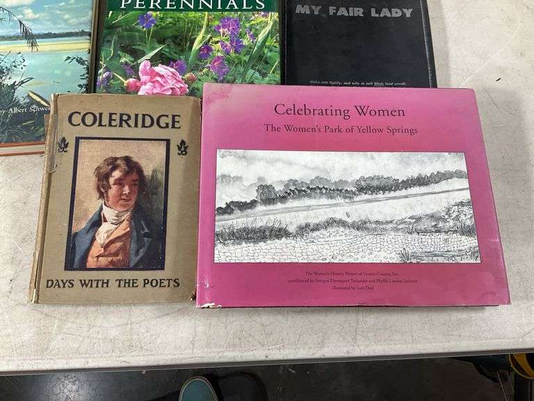 Two boxes of books, some older, Early American Homes, 1944 WV Blue Book ...