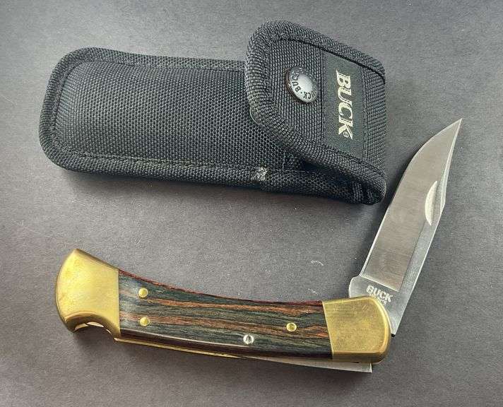 Buck Knife Model 110 w/ case - Hash Auctions