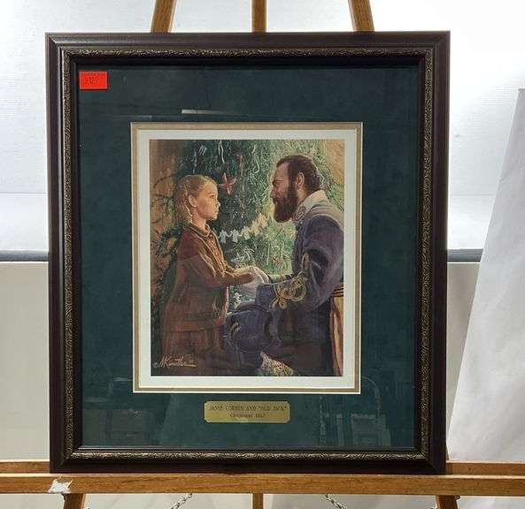 Beautifully framed and matted Mort Künstler print, signed and numbered ...