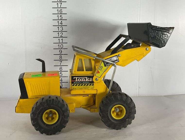 Vintage Tonka “Mighty Diesel” loader. Some rust. - Hash Auctions