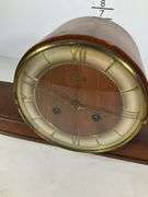 Hermle mantle clock. Key included. Art deco. Very nice looking clock ...