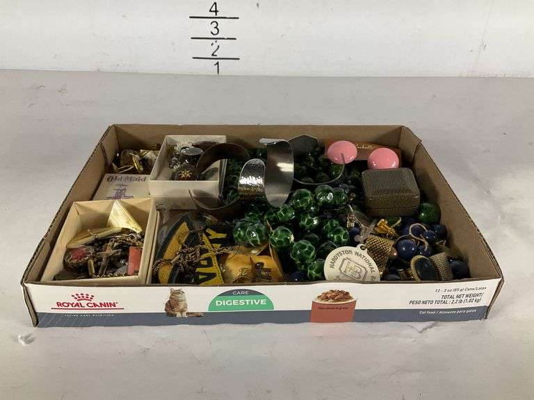 Cuff links, Old Maid miniature set, braclets, and other jewelry - Hash ...