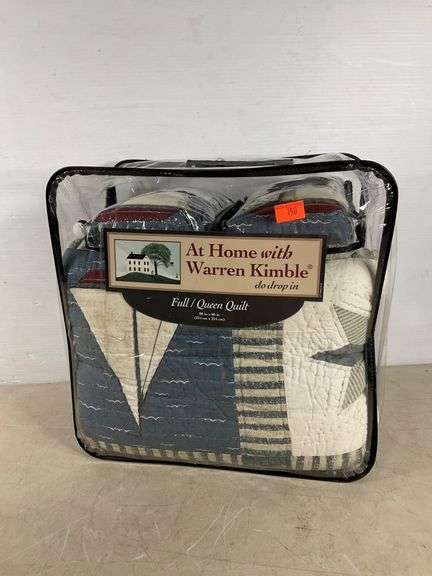 At Home With Warren Kimble Full/Queen Quilt Set With 2 Shams - Hash ...