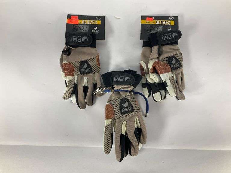 PMI Rope Tech Gloves in Sizes XS and XXS – Lot of Three Pairs - Hash ...