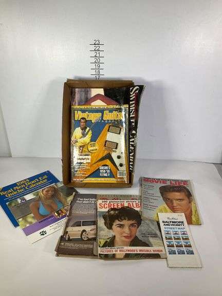 Collection of 20th Century Calendars, Magazines, and Ephemera Including ...