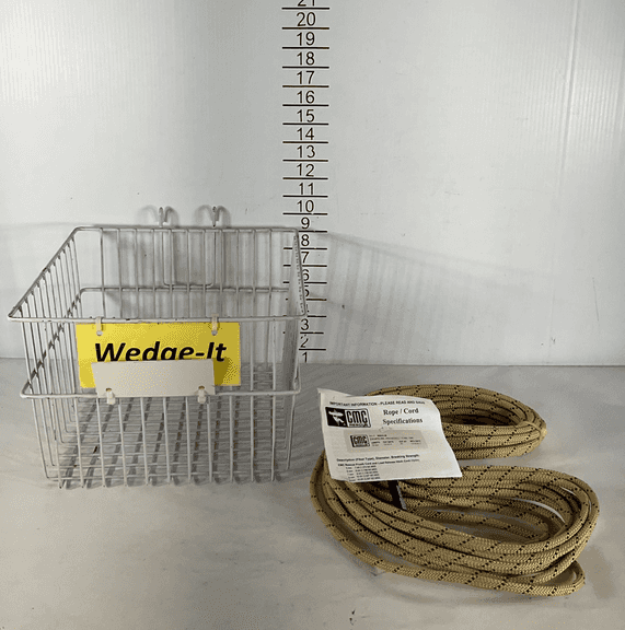 Wired Storage Bin and CMC Rescue Rope with Specifications Sheet - Hash ...