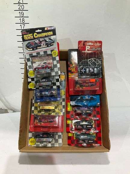 Collection of 1:64 Scale Nascar Die-Cast Cars from Various Brands ...