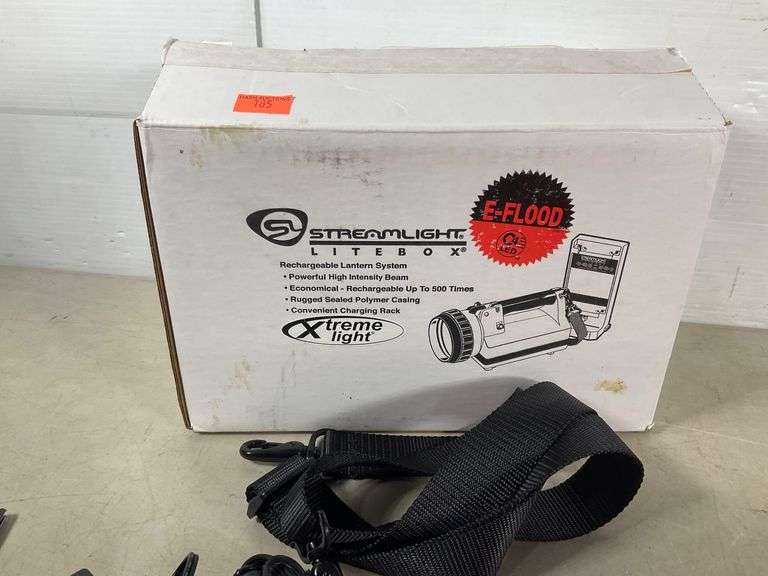 Streamlight LiteBox E-Flood Rechargeable Lantern System, Factory Sealed - Hash Auctions