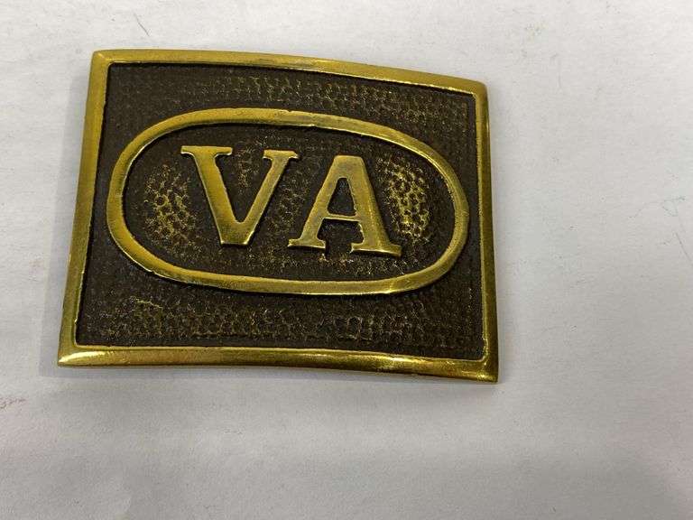 VA belt buckle - Hash Auctions