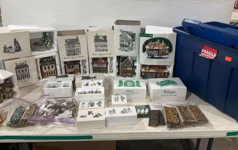 Department 56 Dickens’ Village Collection with Accessories and Storage ...