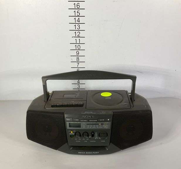 Sony CFD-V15 Portable CD Radio Cassette-Corder Boombox - Hash Auctions
