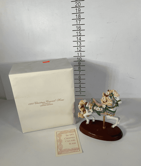Lenox Carousel Horse Christmas Ornament 1993 - Hash Auctions