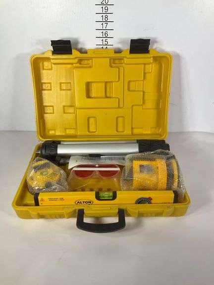 Alton Professional Multi-Beam Rotary Laser Level Kit in Hard Case ...