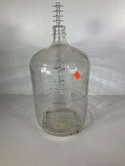Crisa 5-Gallon Glass Carboy with Embossed Mark - Hash Auctions