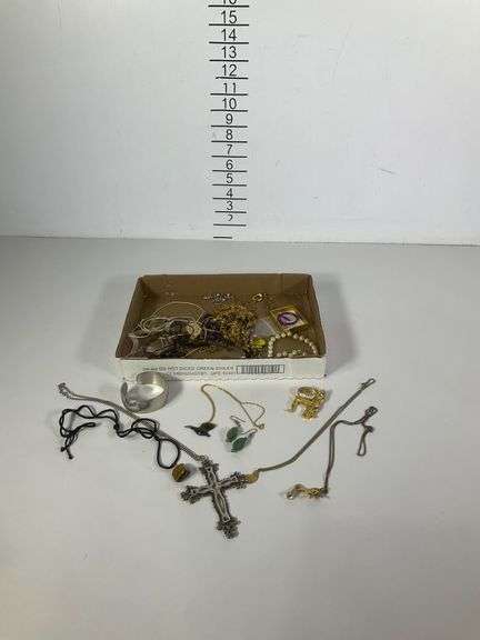 Mixed Collection of Jewelry Including Pendants, Earrings, and Costume ...