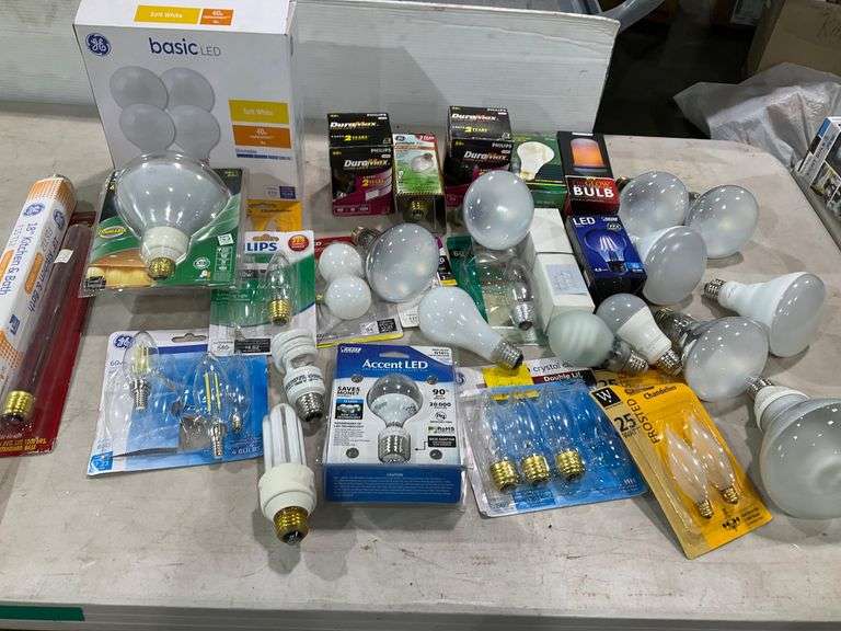 Assorted Light Bulbs and LED Lamps by Various Brands - Hash Auctions