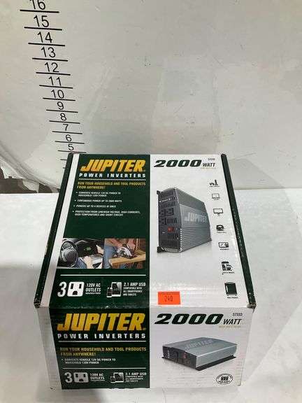 Jupiter 2000 Watt Power Inverter with Accessories and Original ...