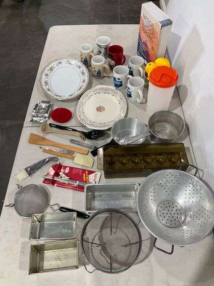 Assorted Kitchenware and Tableware Lot Featuring Noritake China and Cooking Utensils - Hash Auctions