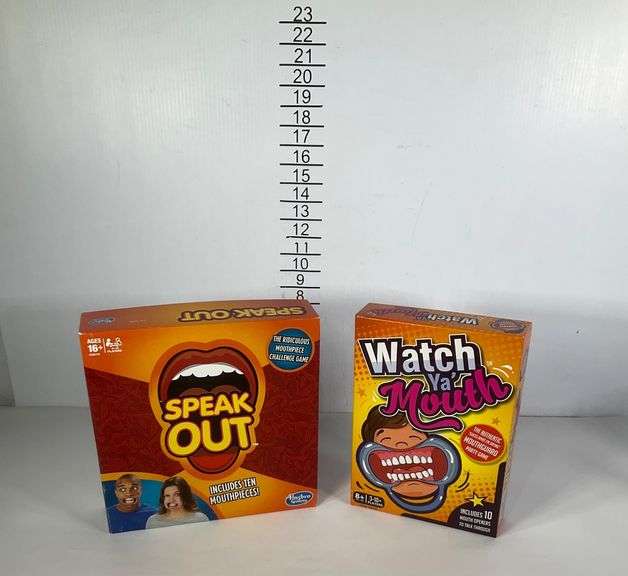 Two Mouthpiece Challenge Party Games: ‘Speak Out’ and ‘Watch Ya’ Mouth ...